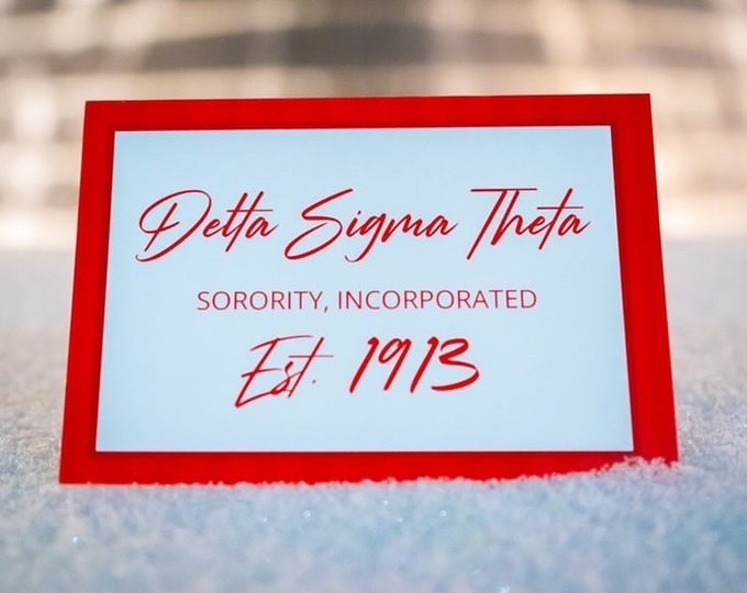 Delta Sigma Theta Established 1913 Note Cards 4 Pack DST - Etsy