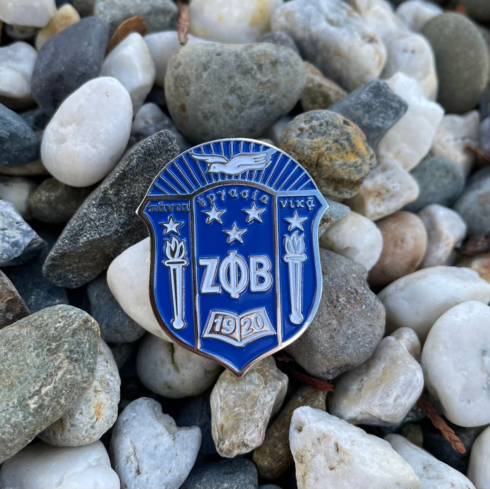 Zeta Phi Beta Shield Crest Lapel Pin - Etsy
