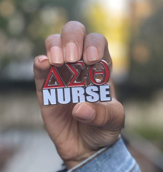 DST Nurse Lapel Pin Delta Sigma Theta DST - Etsy