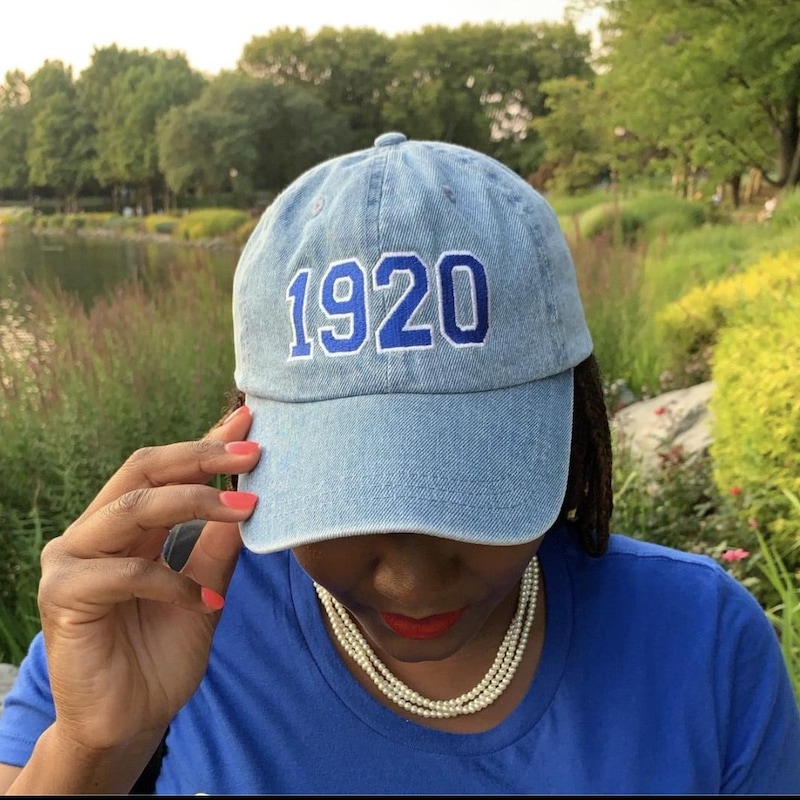 Black Zeta Phi Beta Cap - Etsy
