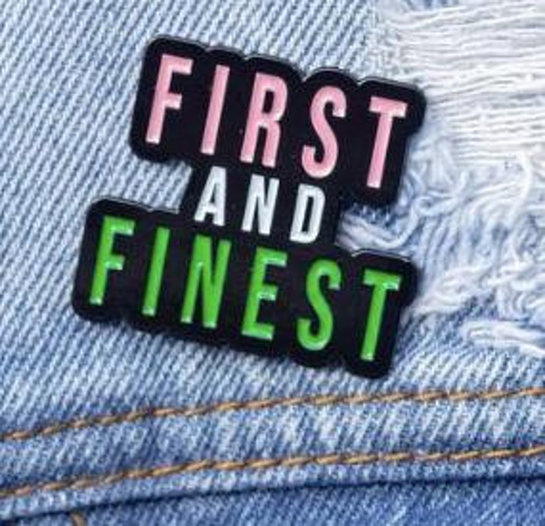 First and Finest - Lapel Pin - Etsy