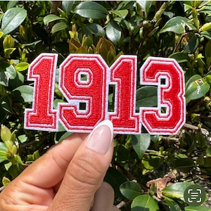 Delta Sigma Theta 1913 Embroidered Patch - Etsy