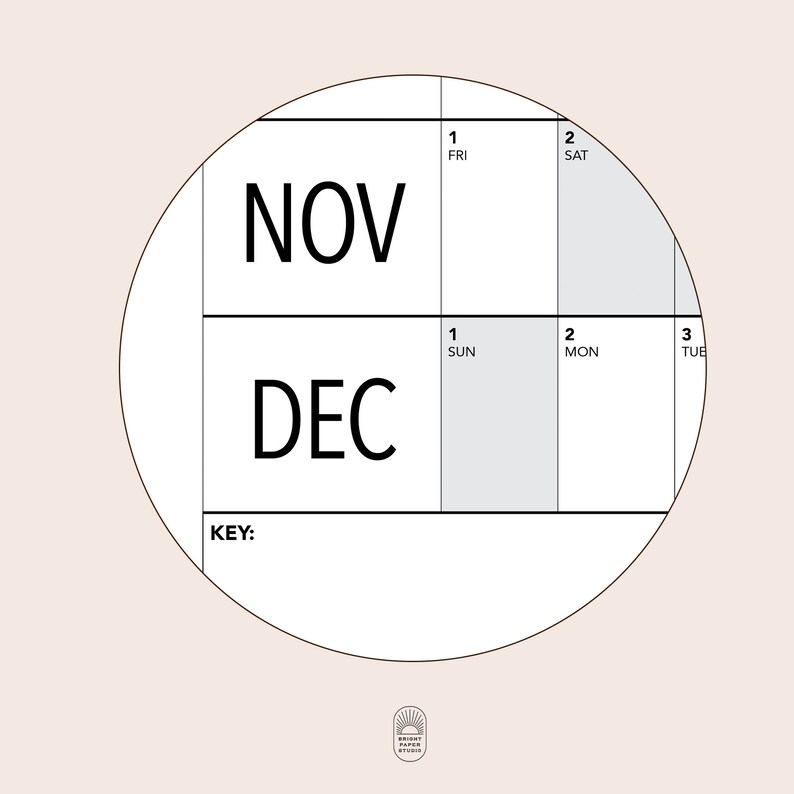 Large 2024 Wall Calendar Printable | 2024 Wall Planner | Annual Planner ...