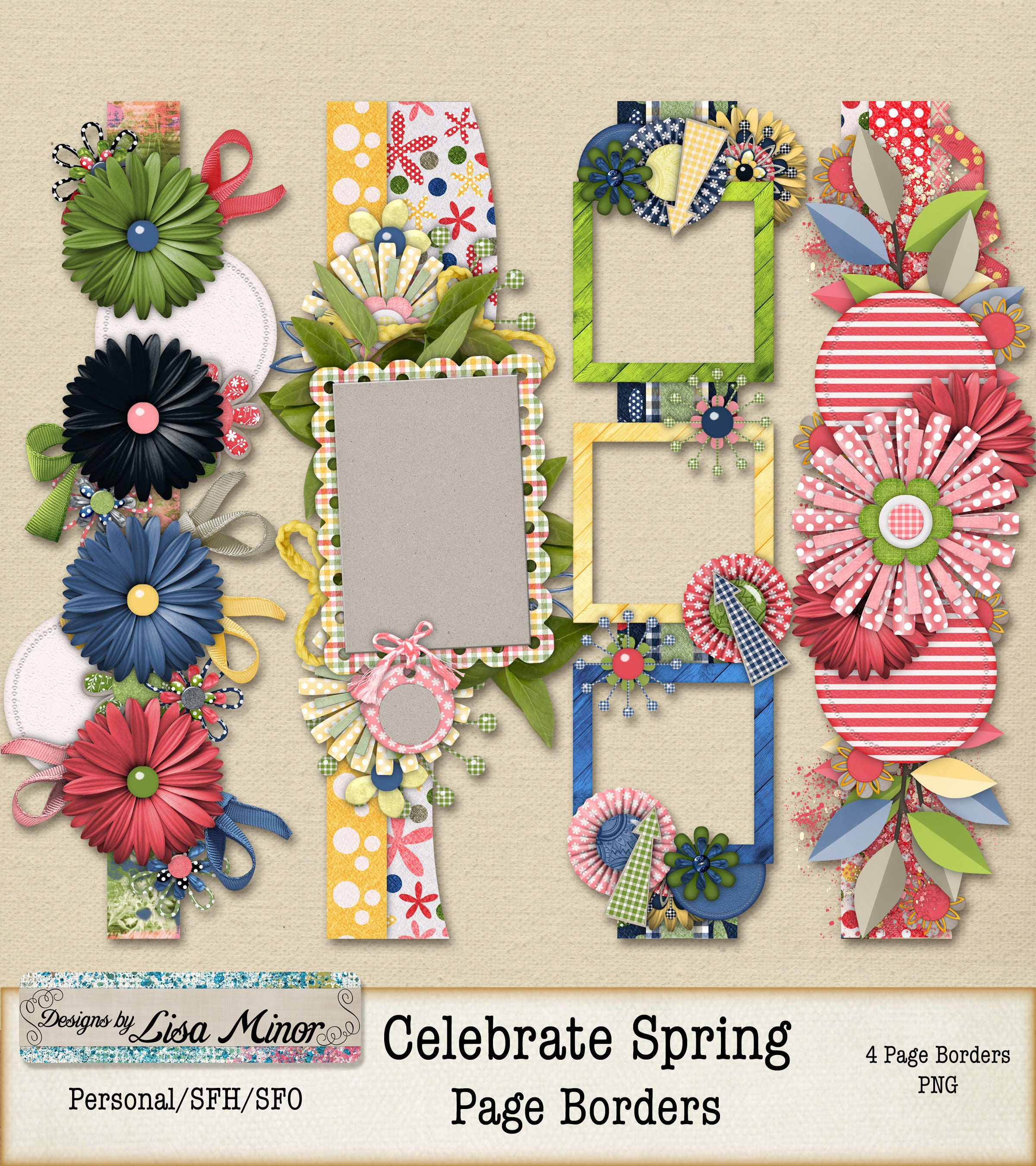 Celebrate Spring BUNDLE DIGITAL Scrapbook Kit INSTANT Download - Etsy