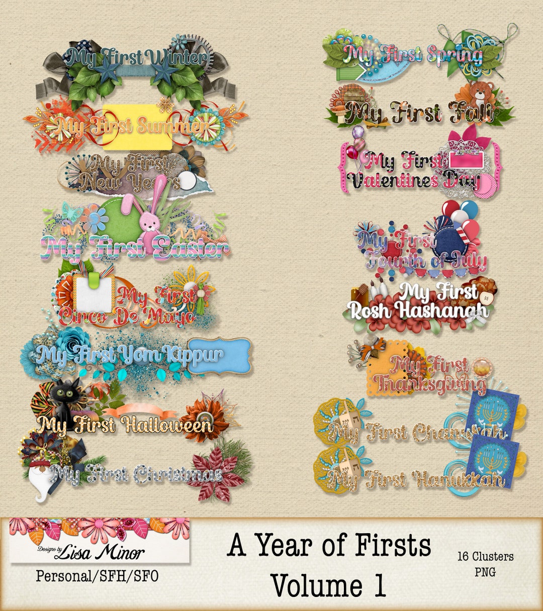 A Year of Firsts Volume 1 - Etsy