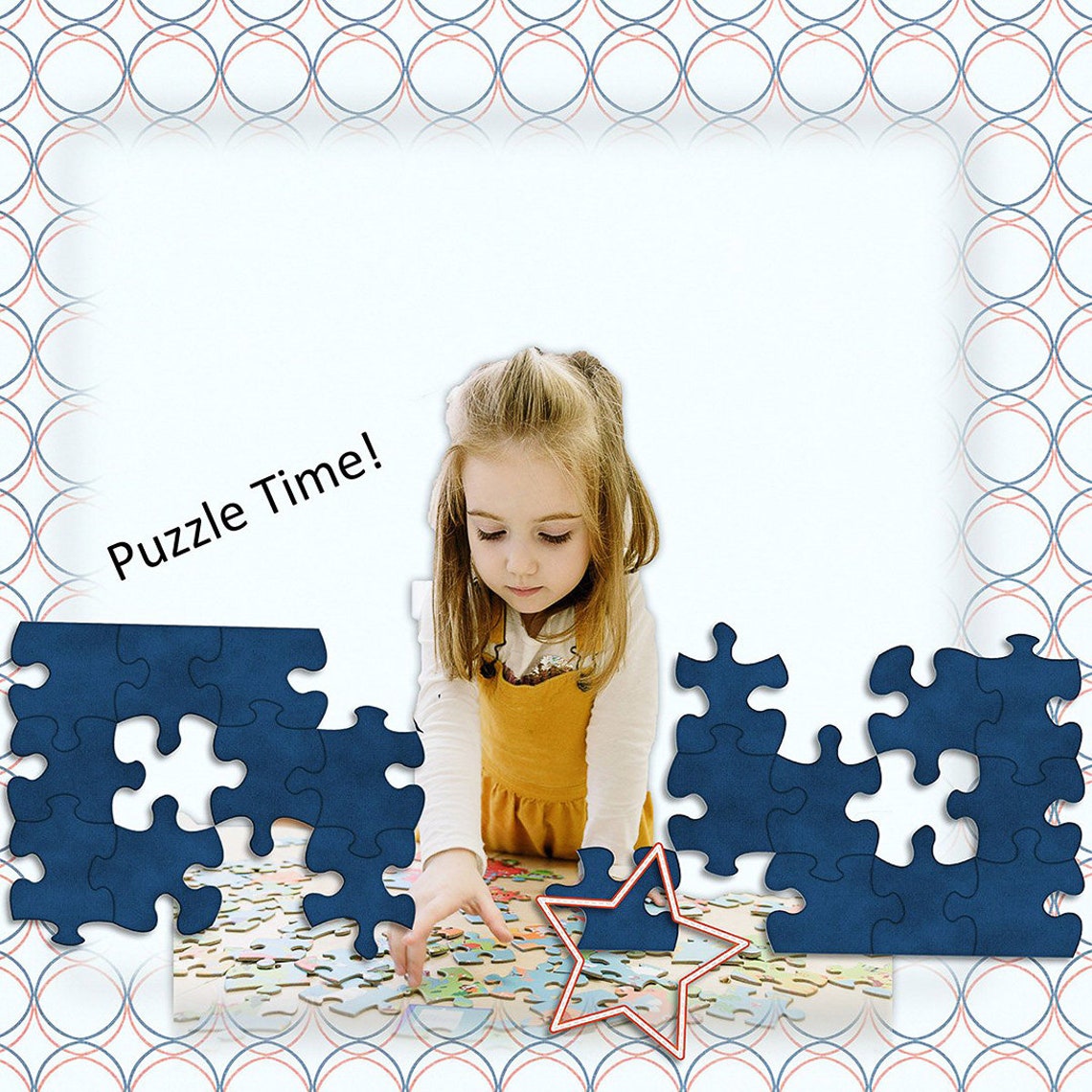 Puzzle Me This - DIGITAL Scrapbook Kit - INSTANT Download - Etsy