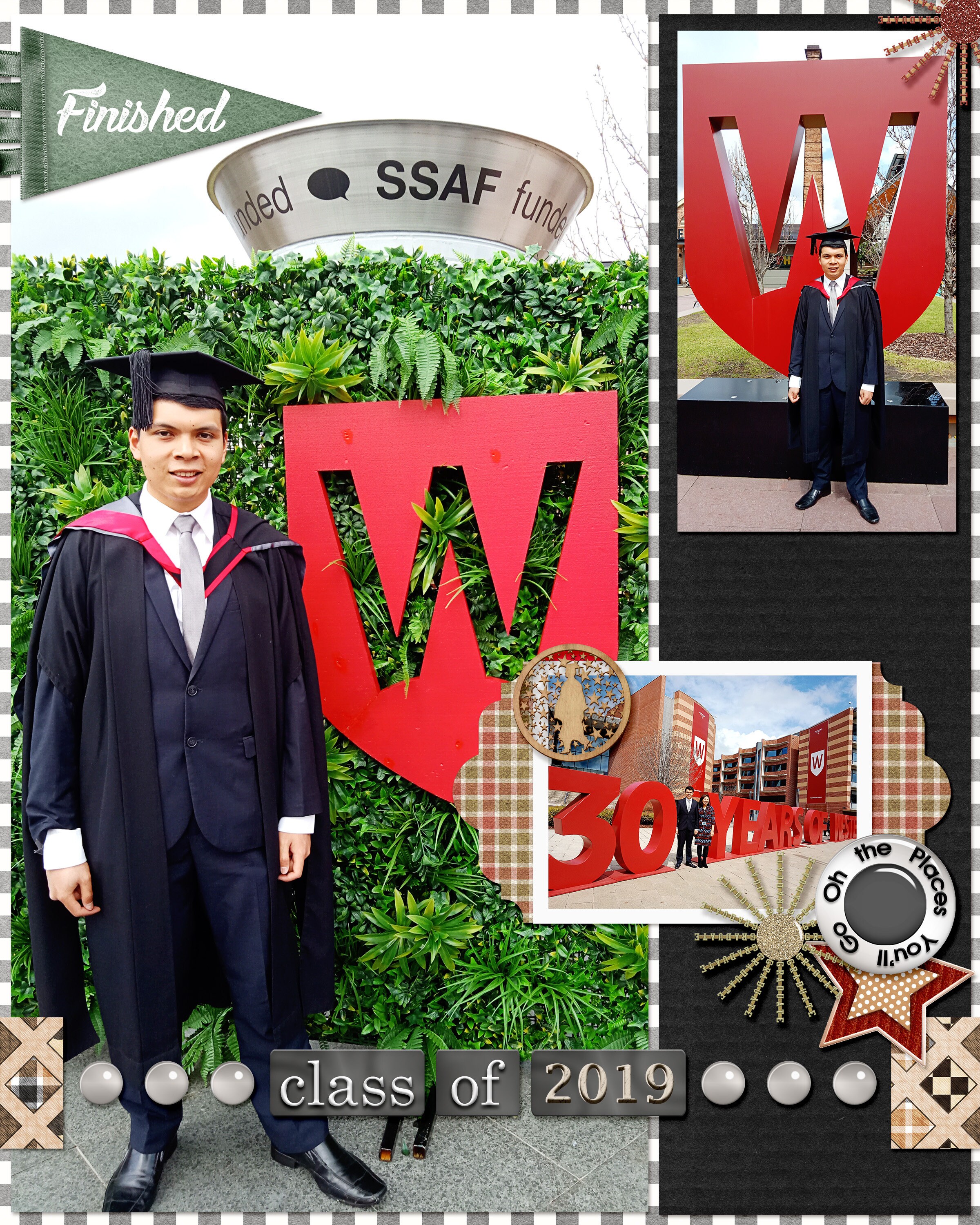 Graduation ~INSTANT DOWLOAD~ Digital Scrapbook Kit - Etsy