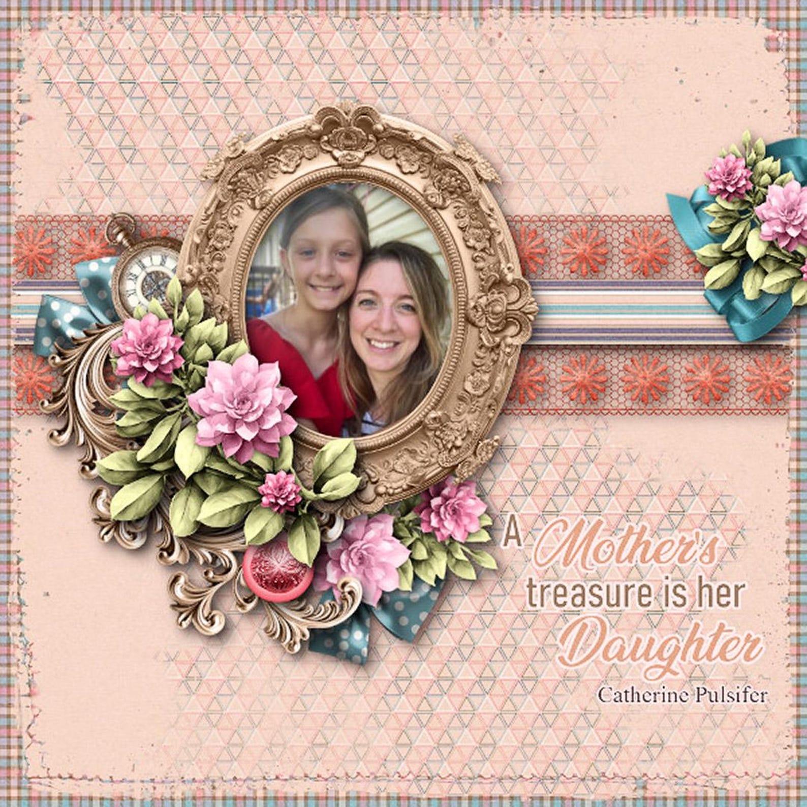 Pretty Things~digital Scrapbook Kit~instant Download - Etsy