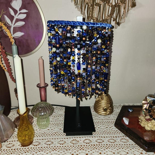 Beaded Lampshade - Etsy