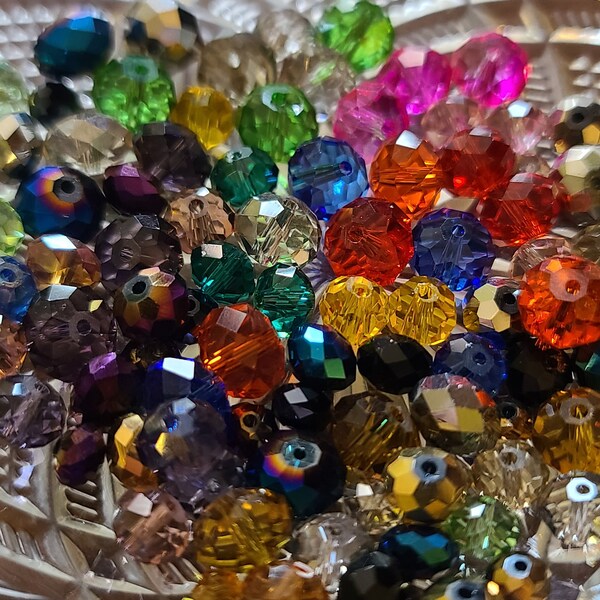 Glass Crystal Beads - Etsy