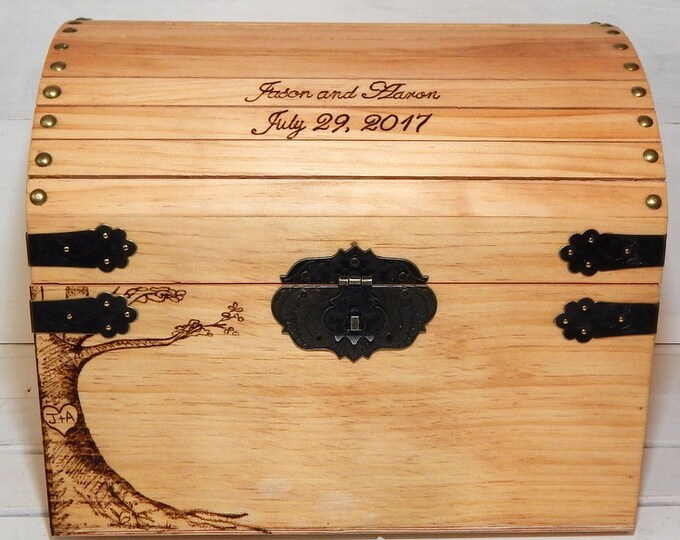 Wedding Card Box Medium Size Card Box Words of Wisdom Box - Etsy