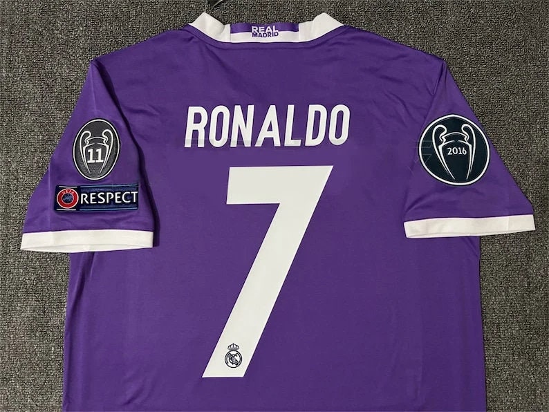 2016 2017 Saison Real Madrid Auswärts Trikot Cristiano Ronaldo Nr. 7 ...