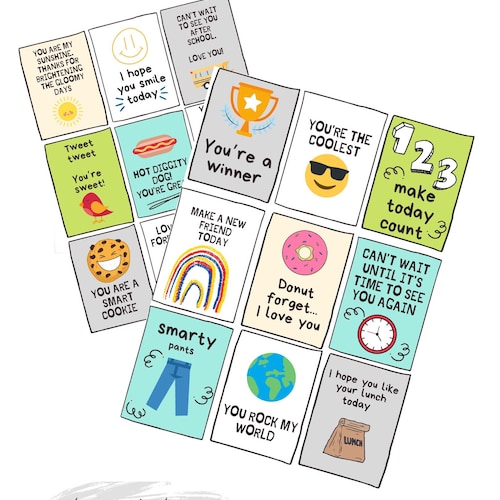 Lunchbox Jokes Printable Lunch Box Notes Jokes for Kids - Etsy