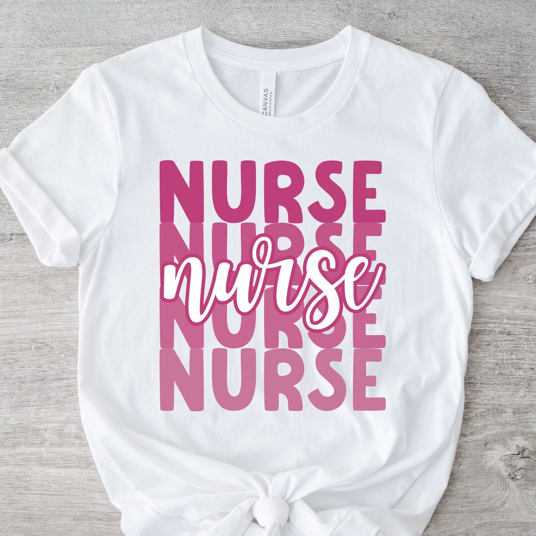 Nurse Png File Floral Svg Cursive Shirt File to Make Shirts New Grad ...