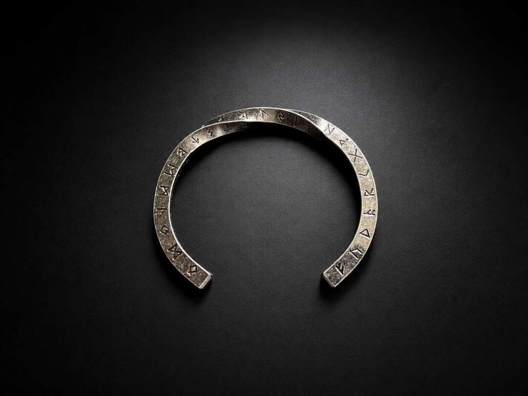 Viking Bracelet With Odin Runes | Stainless Steel | Men's & Women's - Etsy