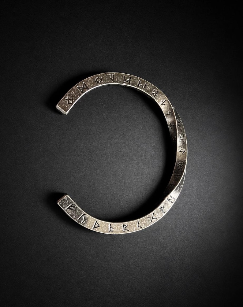 Viking Bracelet With Odin Runes | Stainless Steel | Men's & Women's - Etsy