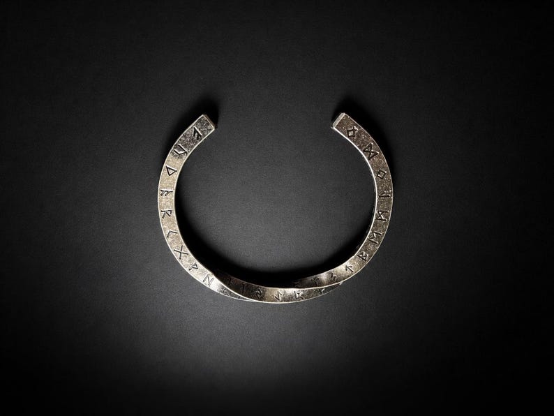 Viking Bracelet With Odin Runes | Stainless Steel | Men's & Women's - Etsy