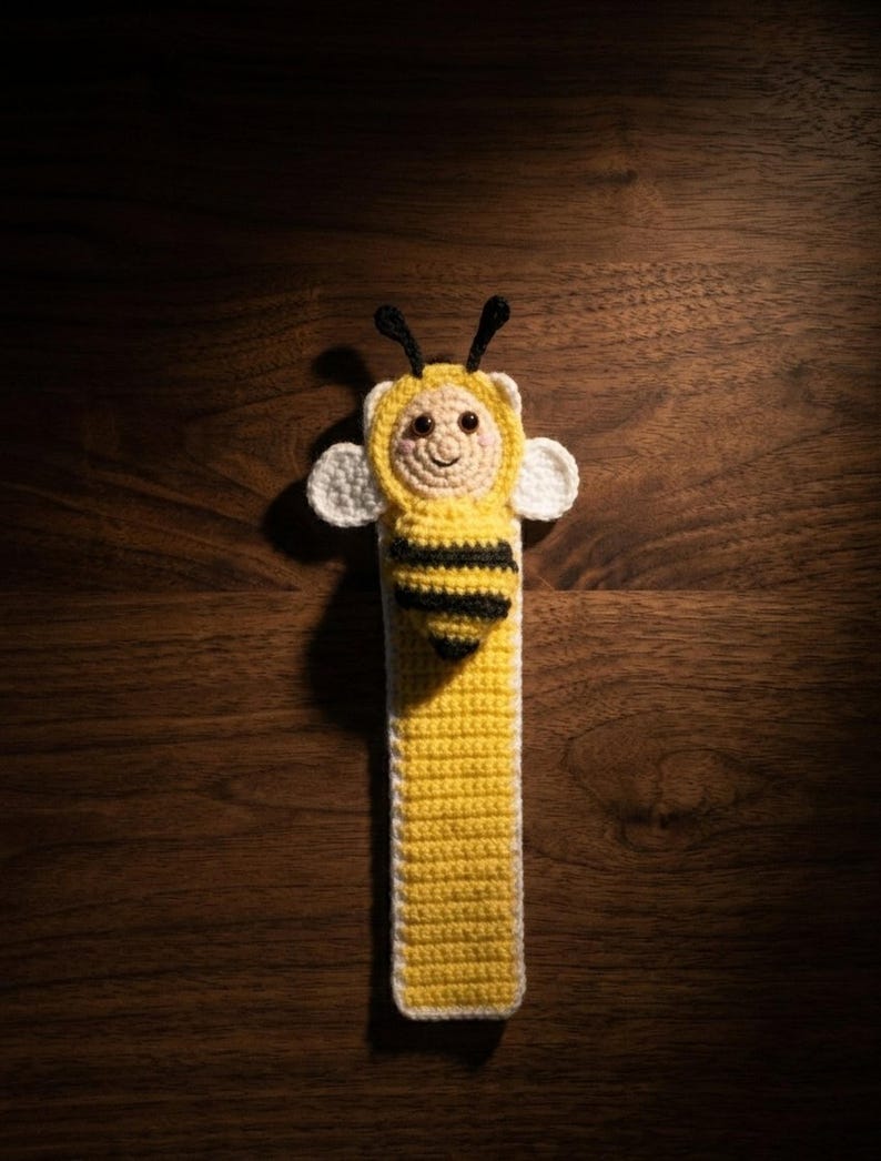 Crochet Bumble Bee Bookmark Pattern | Beginner Friendly Amigurumi (PDF ...