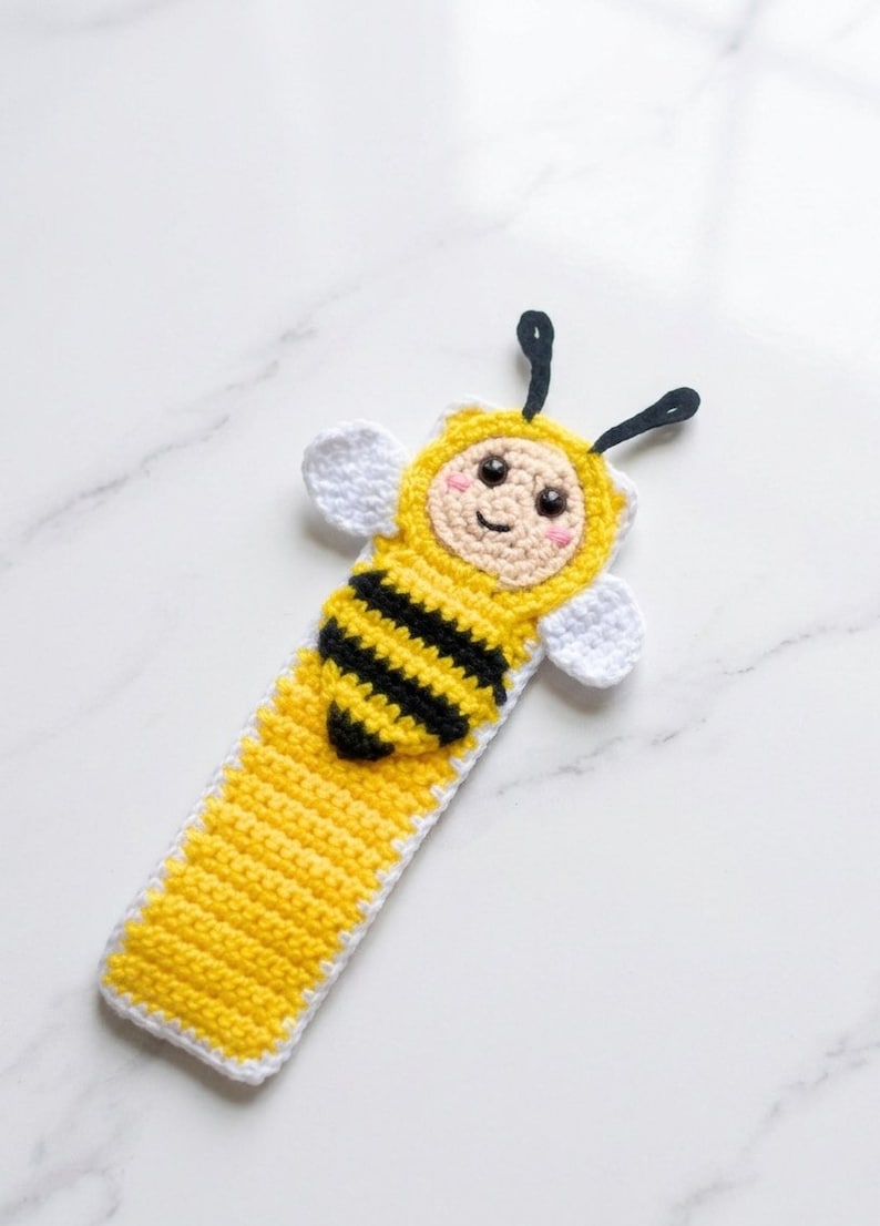 Crochet Bumble Bee Bookmark Pattern | Beginner Friendly Amigurumi (PDF ...