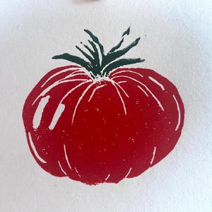 Original Heirloom Tomato Linocut Art - Etsy