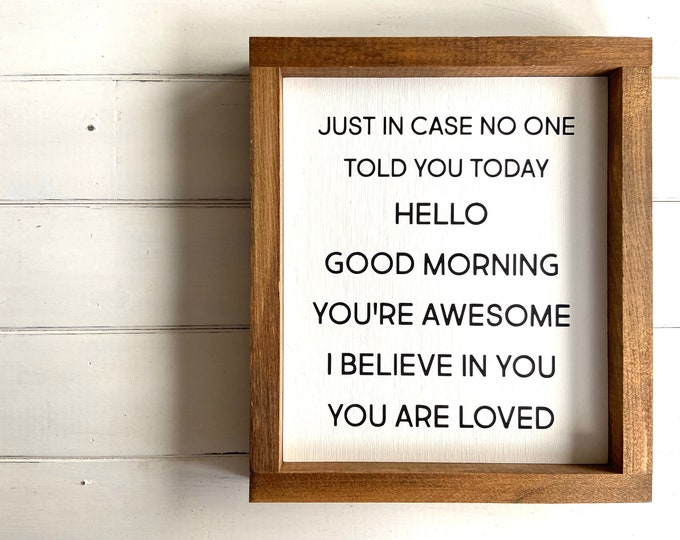 Rustic Reclaimed Wood Inspirational Sign Positive Wall Art - Etsy