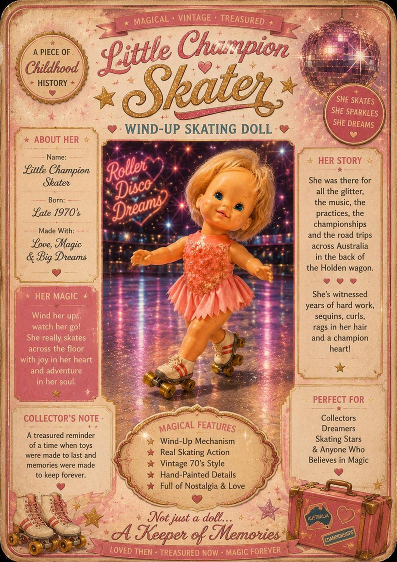 Vintage Roller Skating Writing Pages & Tickets | Skating Journal Kit ...