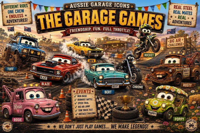Penny the HQ Panel Van Printable Wall Art | Aussie Garage Icons Poster ...