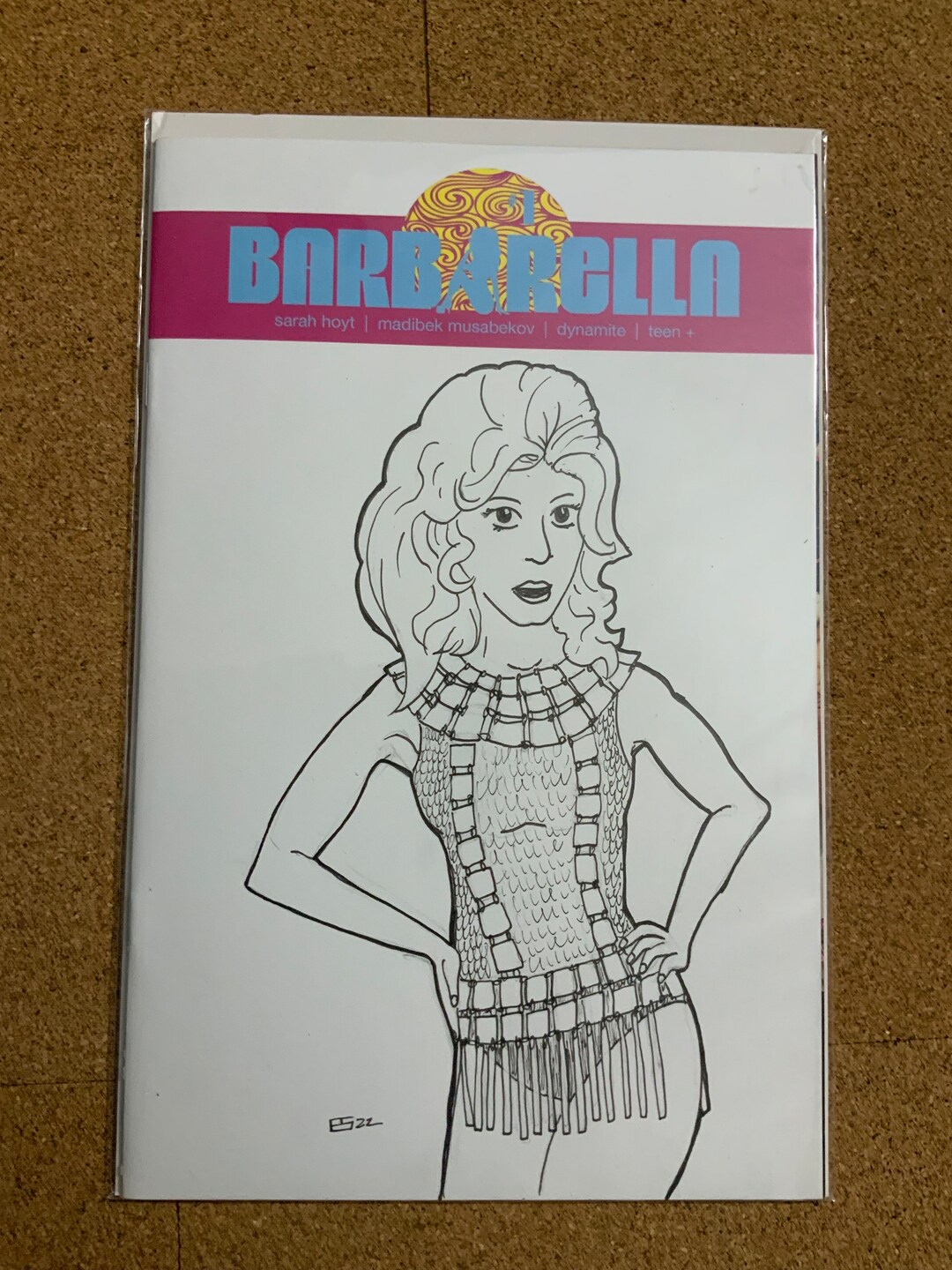 Sketch Cover Barbarella 1 Drawing by Erik - Etsy