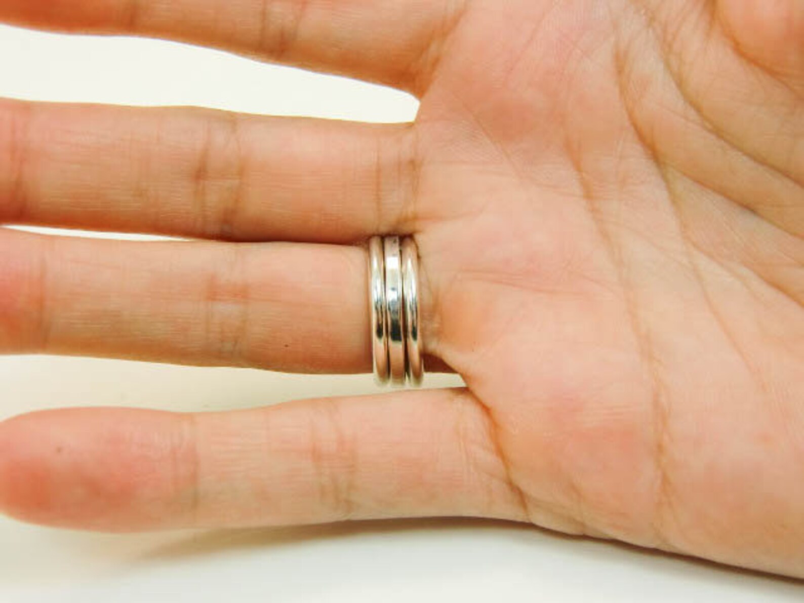 3 Ring Stacking Set custom Sterling Silver Stacking Rings | Etsy