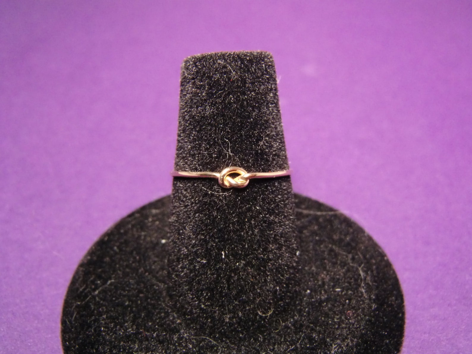 14K Gold Knot Ring Pure 14K Petite Love Knot Ring Handmade - Etsy