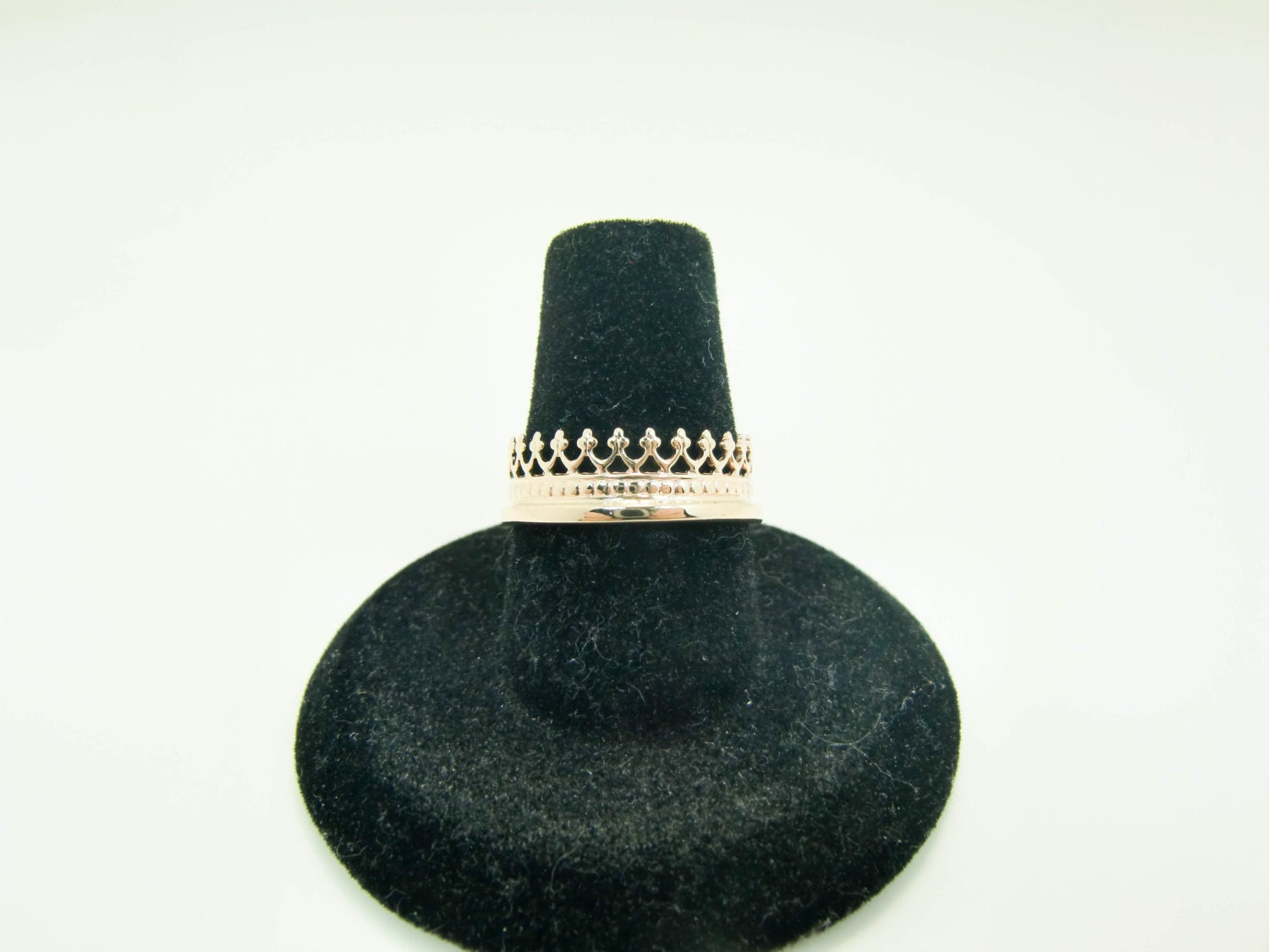 14K Gold Crown Ring Improved 14 Karat Gold Crown Ring Pure - Etsy