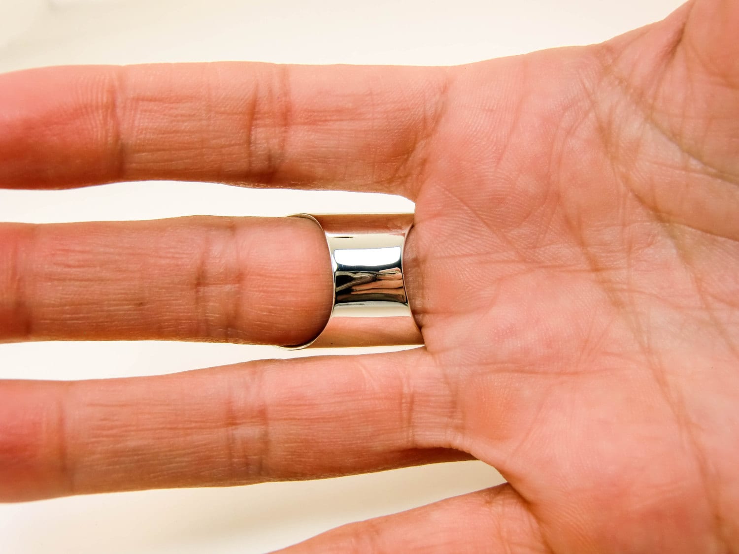 Sterling Silver Ring Wide Sterling Silver Ring Super Wide | Etsy