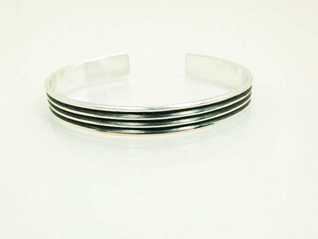 Sterling Silver Cuff - Mens Sterling Cuff - Mens Sterling Silver Cuff ...