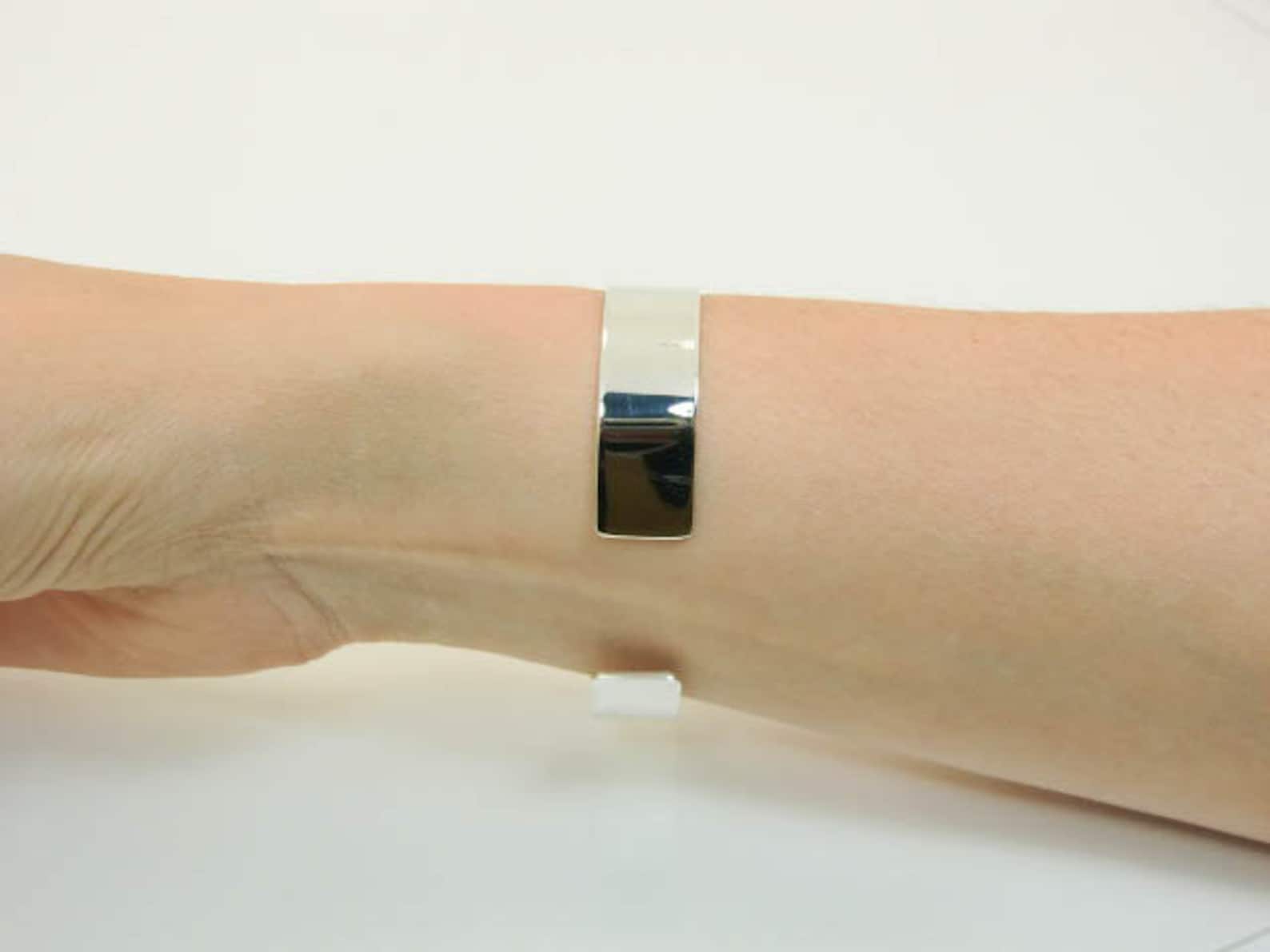 Sterling Silver Cuff Silver Cuff Bracelet Wide Silver Cuff - Etsy