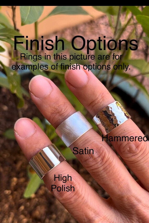 Wide 14k gold band store