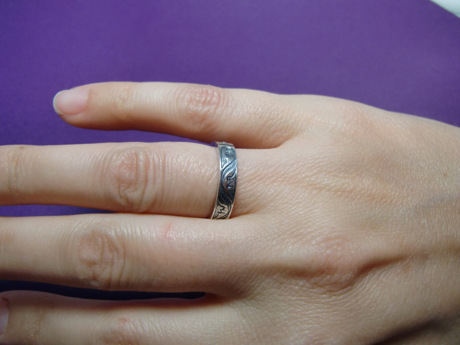 Sterling Silver Ring Sterling Wave Ring Handmade Silver - Etsy