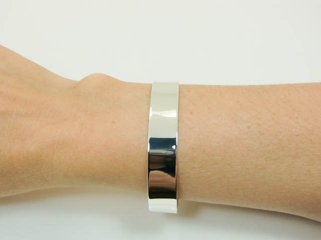 Sterling Silver Cuff Silver Cuff Bracelet Wide Silver Cuff - Etsy