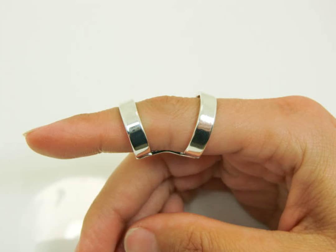 Sterling Silver Boutonniere Finger Splint – Adjustable Support for R.A ...