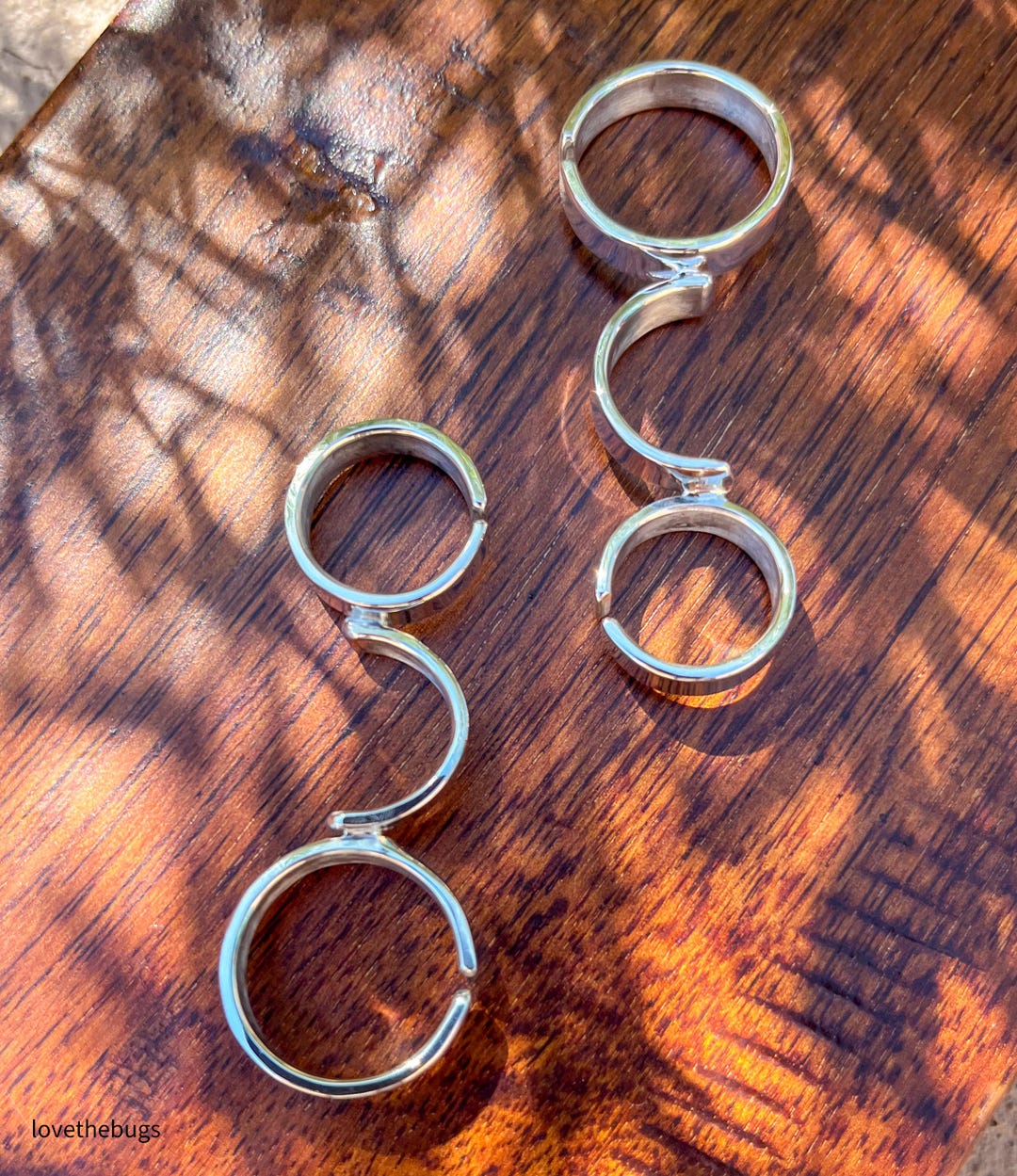Sterling Silver Buddy Splint - 2.5 Buddy Splint - Three Finger Buddy ...