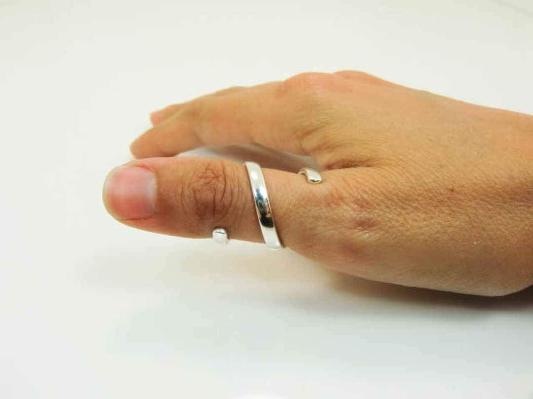 Sterling Silver Ring - Cork Screw Ring - Silver Big Wrap Ring - Silver ...