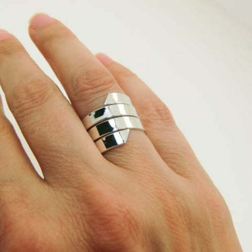 Sterling Silver Ring Extra Wide Silver Ring Wide Silver - Etsy