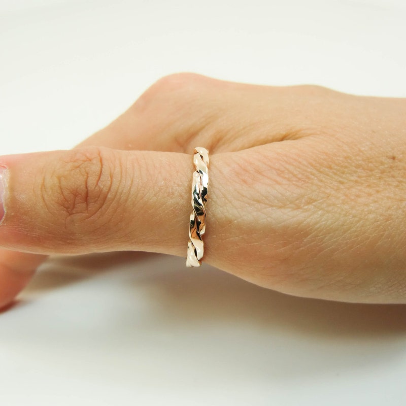 Gold Twisted Ring - Etsy