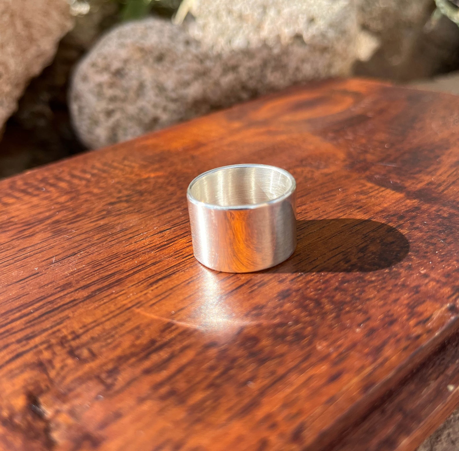 Sterling Silver Ring Wide Silver Ring Thick Silver Ring Sterling Silver ...