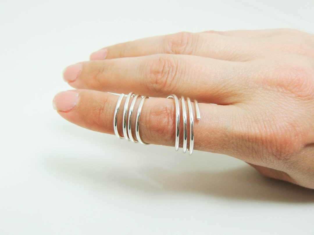 Sterling Silver Finger Splint - Rheumatoid Arthritis, Swan Neck Support ...