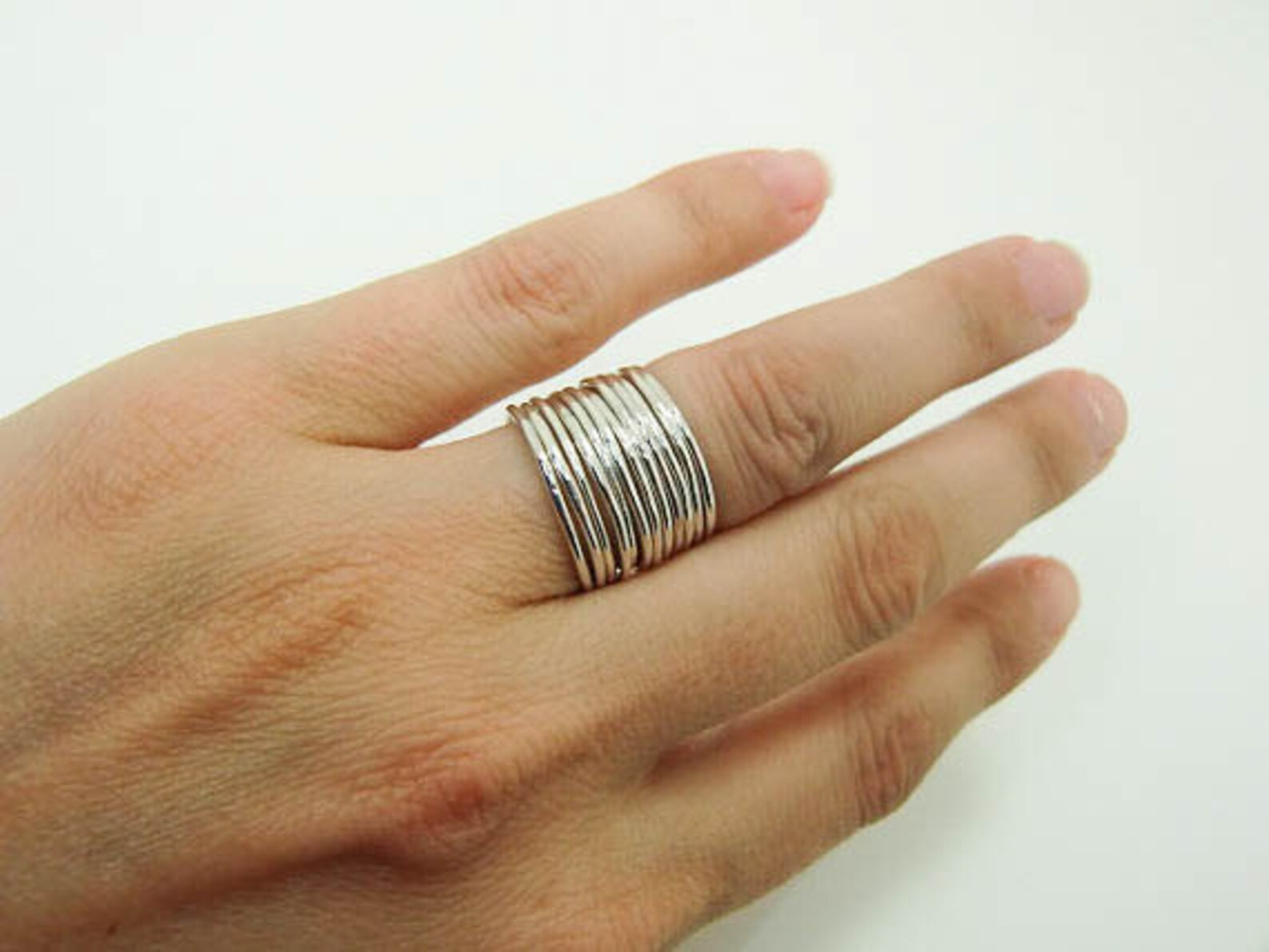 Sterling Silver Stacking Rings Set of 12 Silver Stacking | Etsy