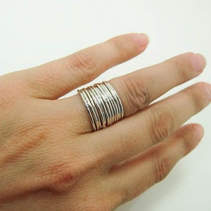 Sterling Silver Stacking Rings - Set of 12 Silver Stacking Rings ...
