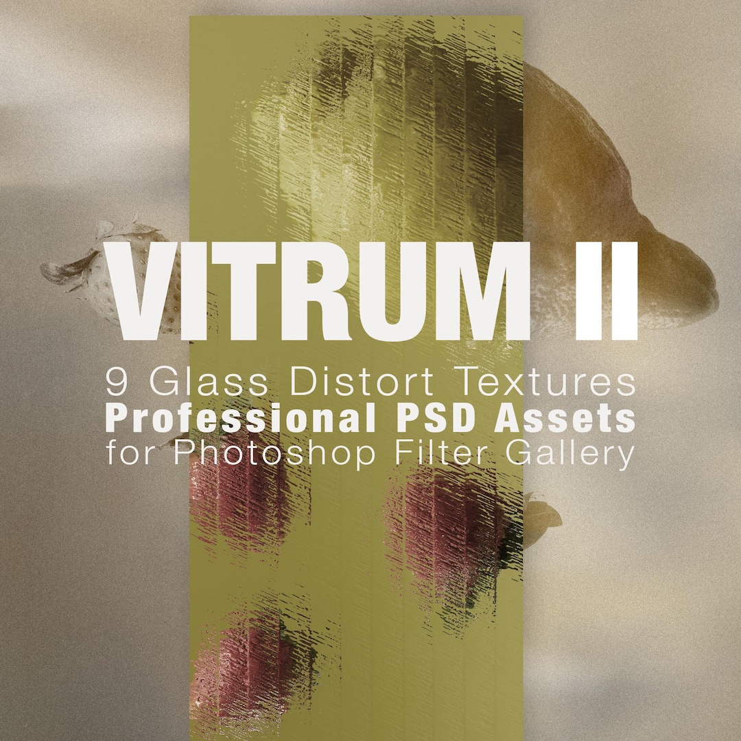 Hand-drawn Ribbed Glass Distort Textures, Professional PSD Maps for ...
