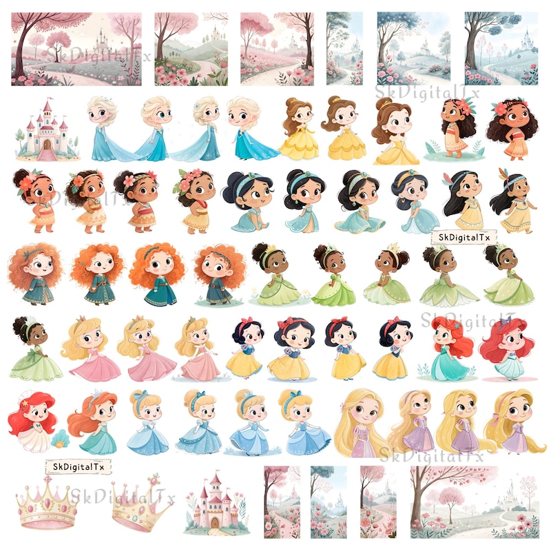 Pastel Baby Clipart - Etsy