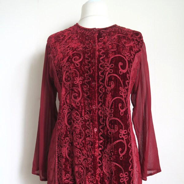 Chiffon Tunic - Etsy