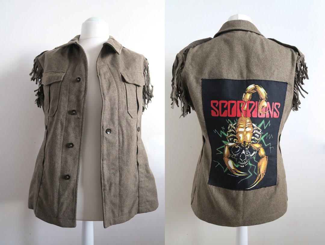 SCORPIONS Band Back Patch Military Vest, 1988 Official Patch, 80's ...